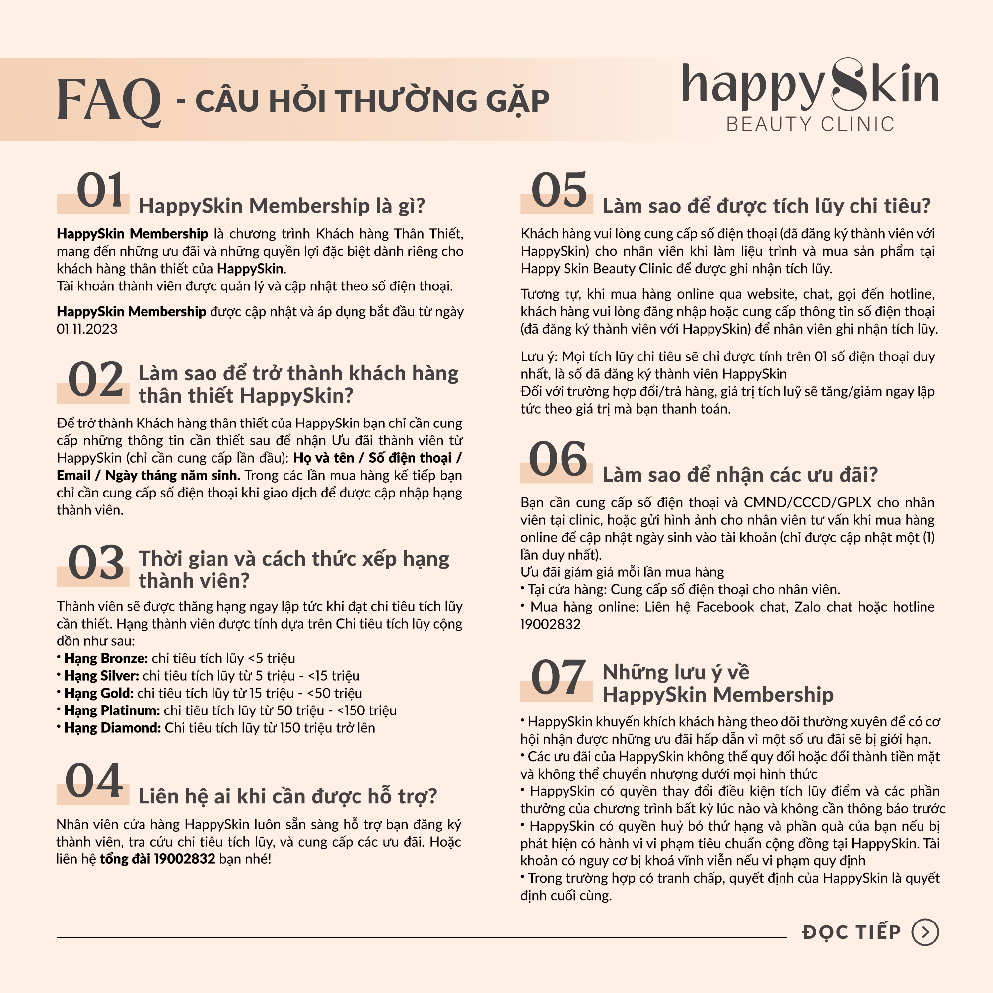 HappySkin Beauty Clinic - Nhận Nhiều Ưu Đãi Cùng MembershipEmmie by ...