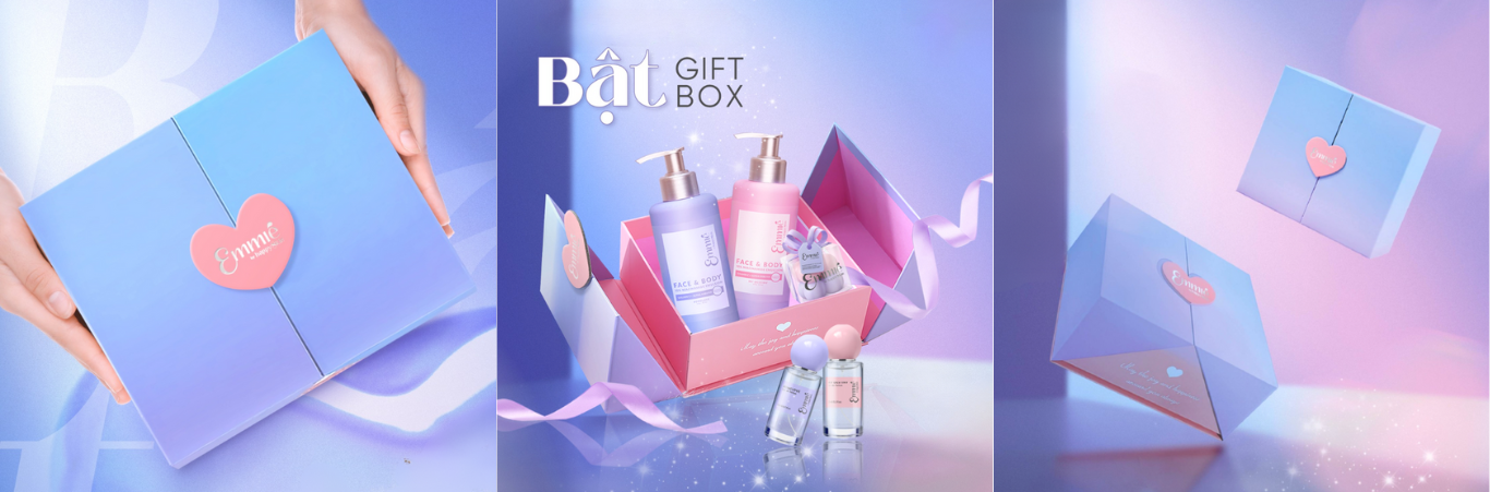 "Bật" Gift Box - Bộ Sưu Tập Mới Emmié By HappySkin | Emmie by HappySkin